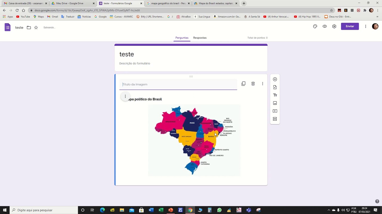 Incluir qualquer imagem no Google Forms - YouTube