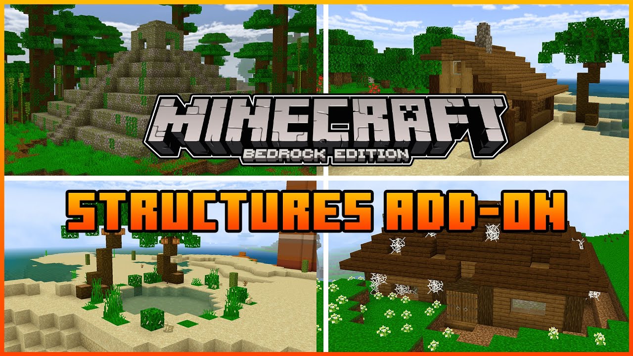 More Simple Structures Add On For Minecraft Minecraft Bedrock 1 19 1 20 Youtube