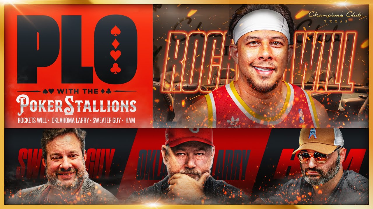 Pot Limit Omaha Poker w/ the Stallions w/ Rockets Will, Oklahoma Larry ...