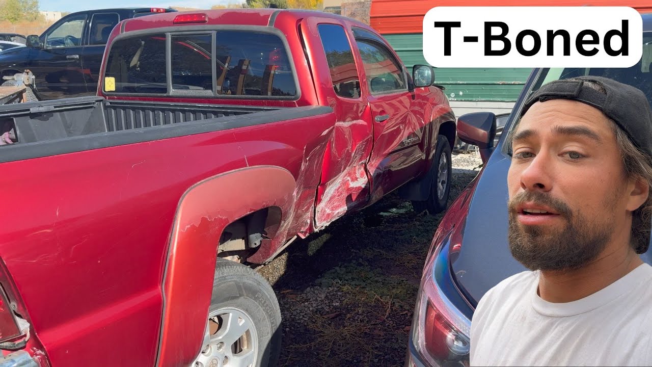 The Cheapest Toyota Tacoma Ever - (SLIGHT Body Damage) - YouTube