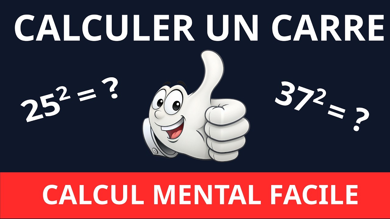 Elever au carré un nombre entier à 2 chiffres | Calculer sans ...