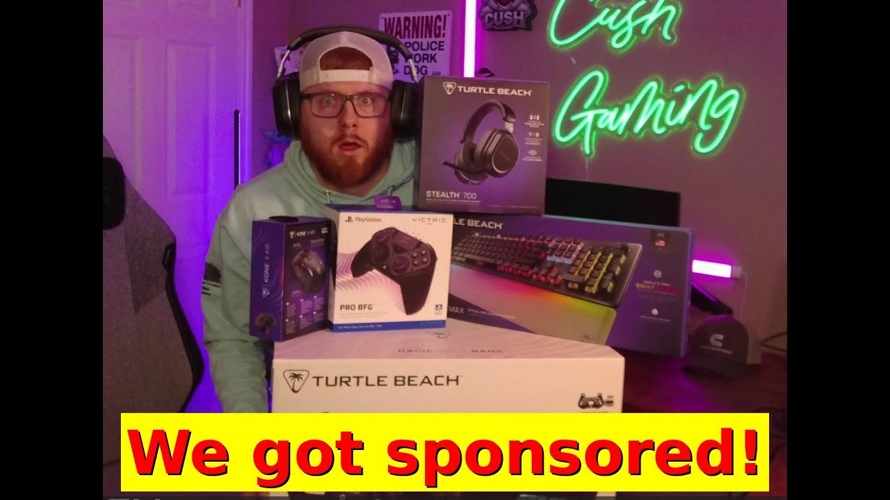 I got sponsored as a content creator! | Turtle Beach Unboxing - YouTube