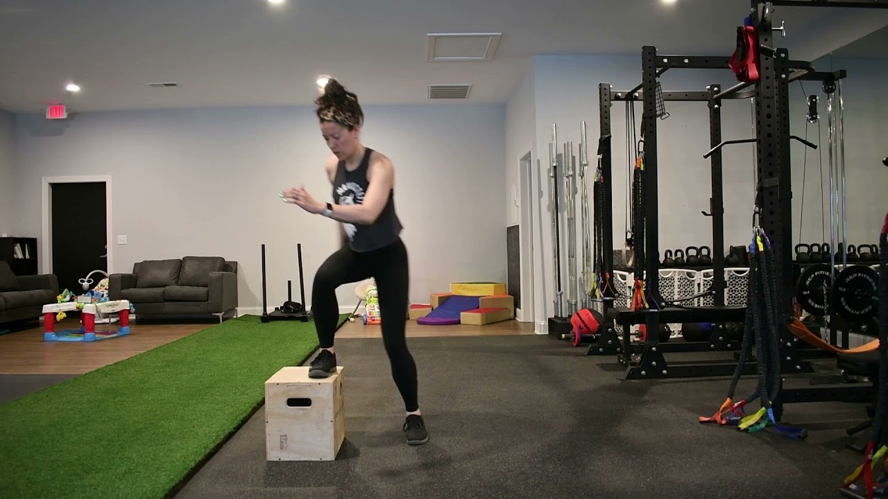 Lateral Box Step Up + Balance - YouTube