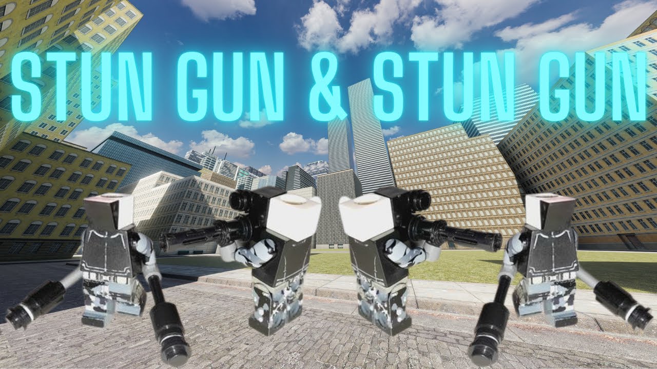 I made The Stun Baton & Stun Gun V2 From skibidi Toilet In Lego Full ...