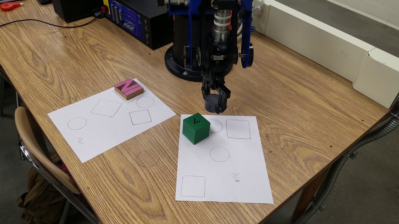 SCORBOT-ER 4u Pick and Place - YouTube