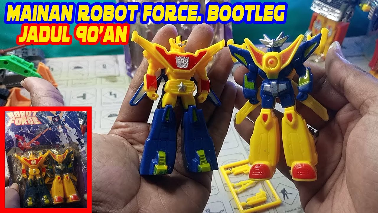 Mainan Robot Force. Asli jadul Vintage Toys. Model kit / Figur. Da-Garn ...
