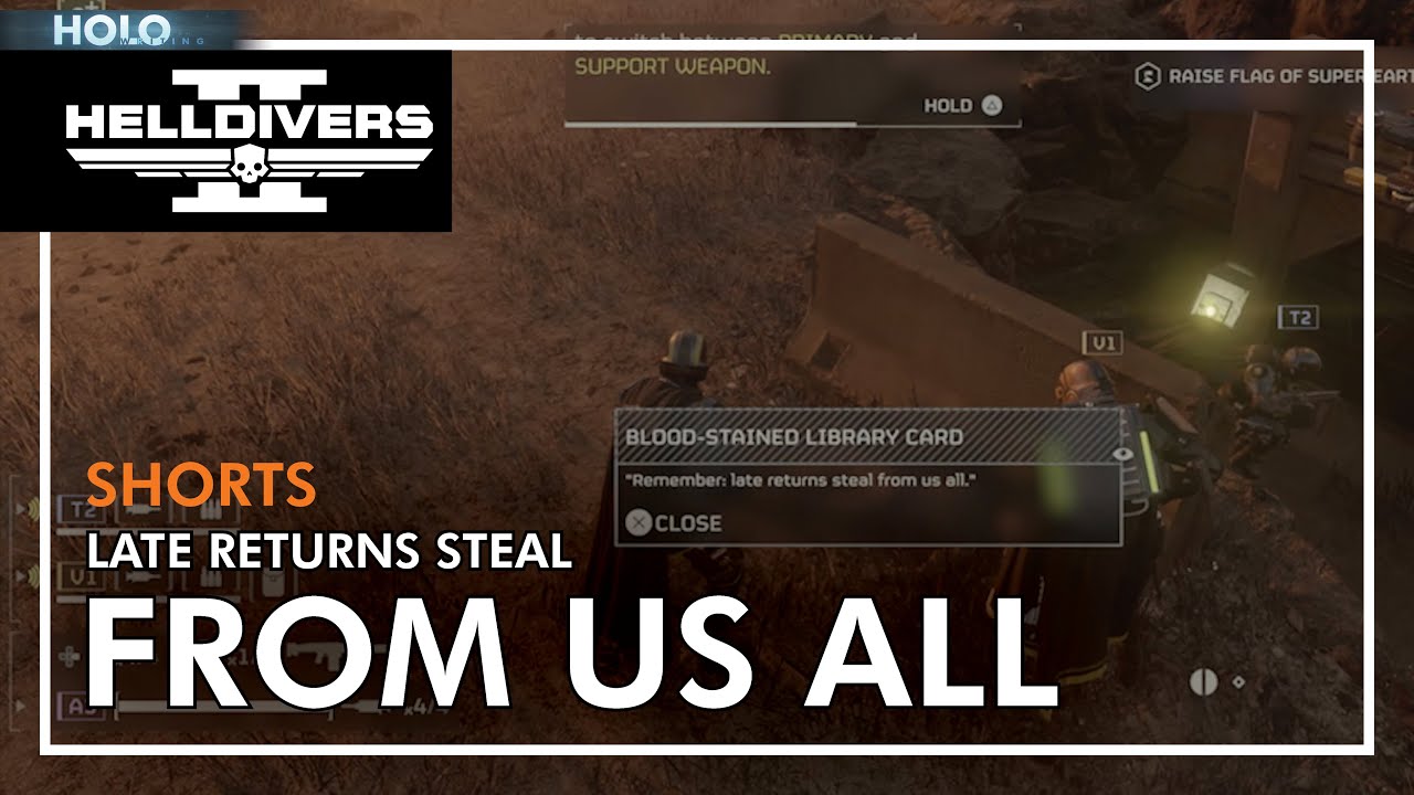 Helldivers II Shorts - Late Returns Steal FROM US ALL - YouTube