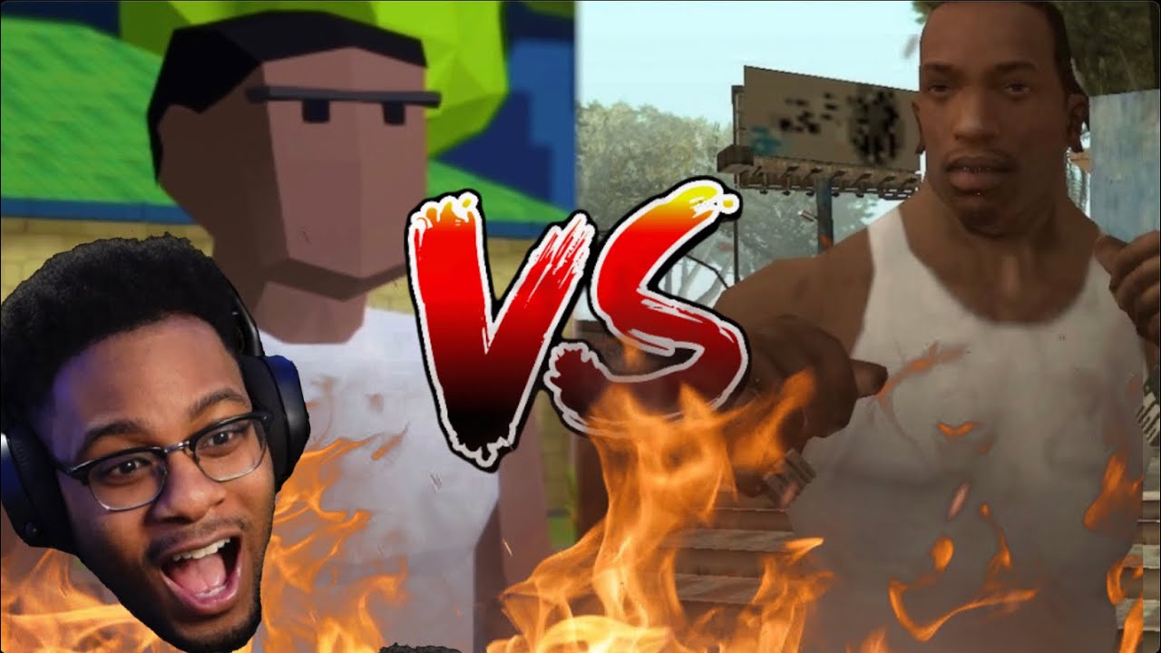 CJ VS CJ in a fight for the universe! [Grand Theft Andyreas Gameplay ...