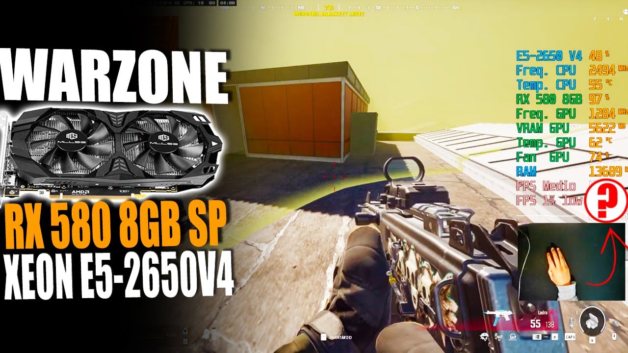 WARZONE 4 | E5 2650 V4 + RX 580 8GB 2048 SP | MLLSE | BO6 | XEON E5-2650 V4 | X99 [2] - YouTube