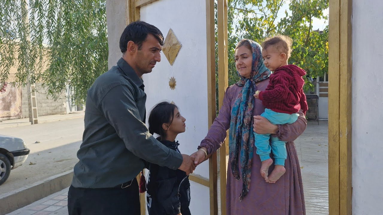 Suddenly seeing uncle Akrami who had no heart to visit him - YouTube