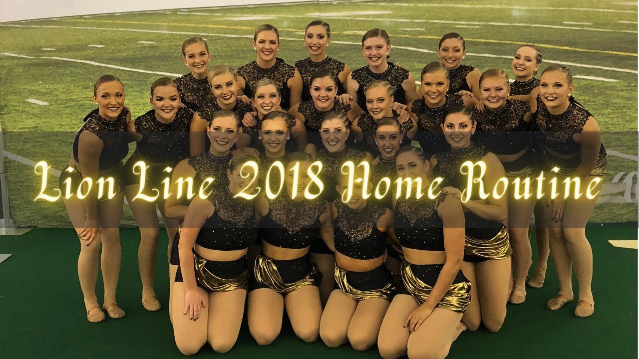 Lindenwood Lion Line Dance Team Home Routine 2018 - YouTube