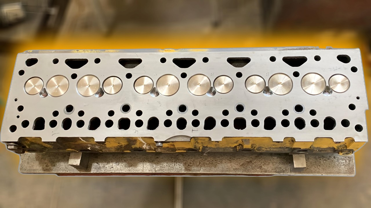 How The Mechanic did Cylinder Head Resurface | Pistons and Rings ...