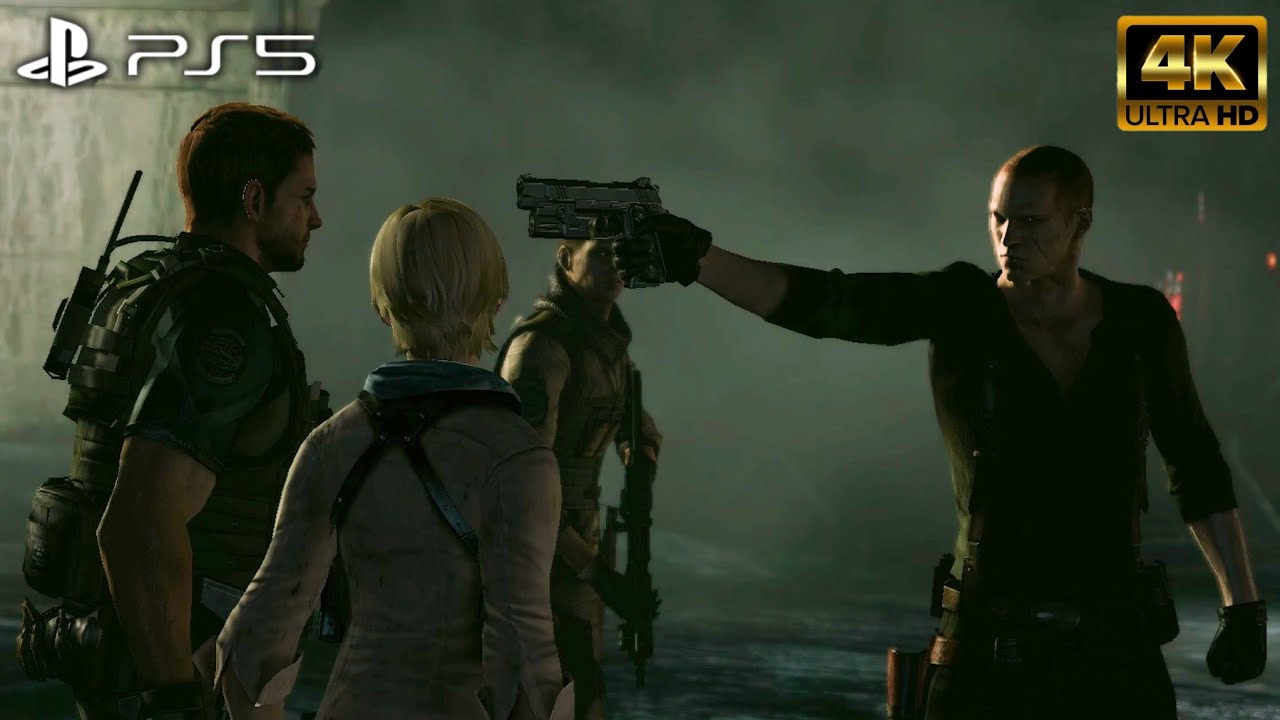 Chris Redfield vs Jake Muller Resident Evil 6 PlayStation 6 4K ultra HD ...