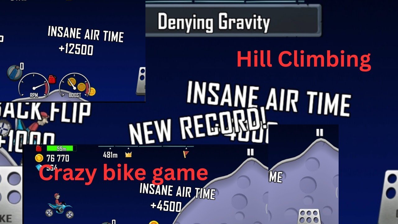 Bike Climb on the Moon – Hill Climb Racing Gameplay | No Commentary # ...