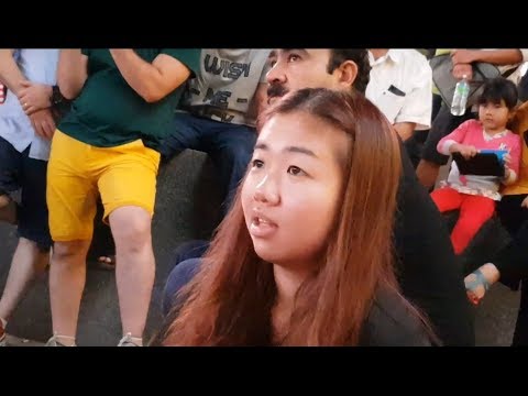 Awek cina byk happy ,lagu cina dari nurul ft redeem buskers-Wo de xin li zhí you ni