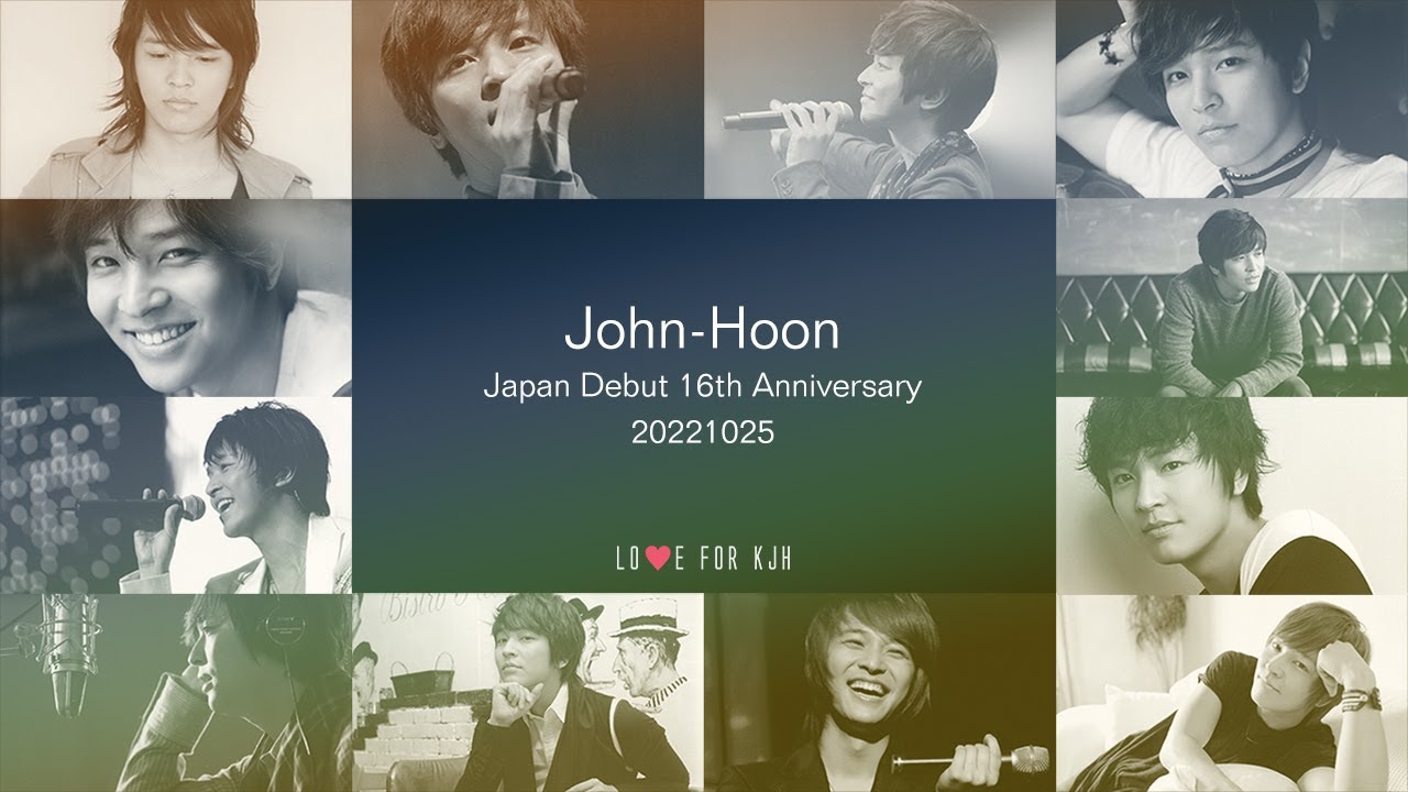 John-Hoon Japan Debut 16th Anniversary - YouTube