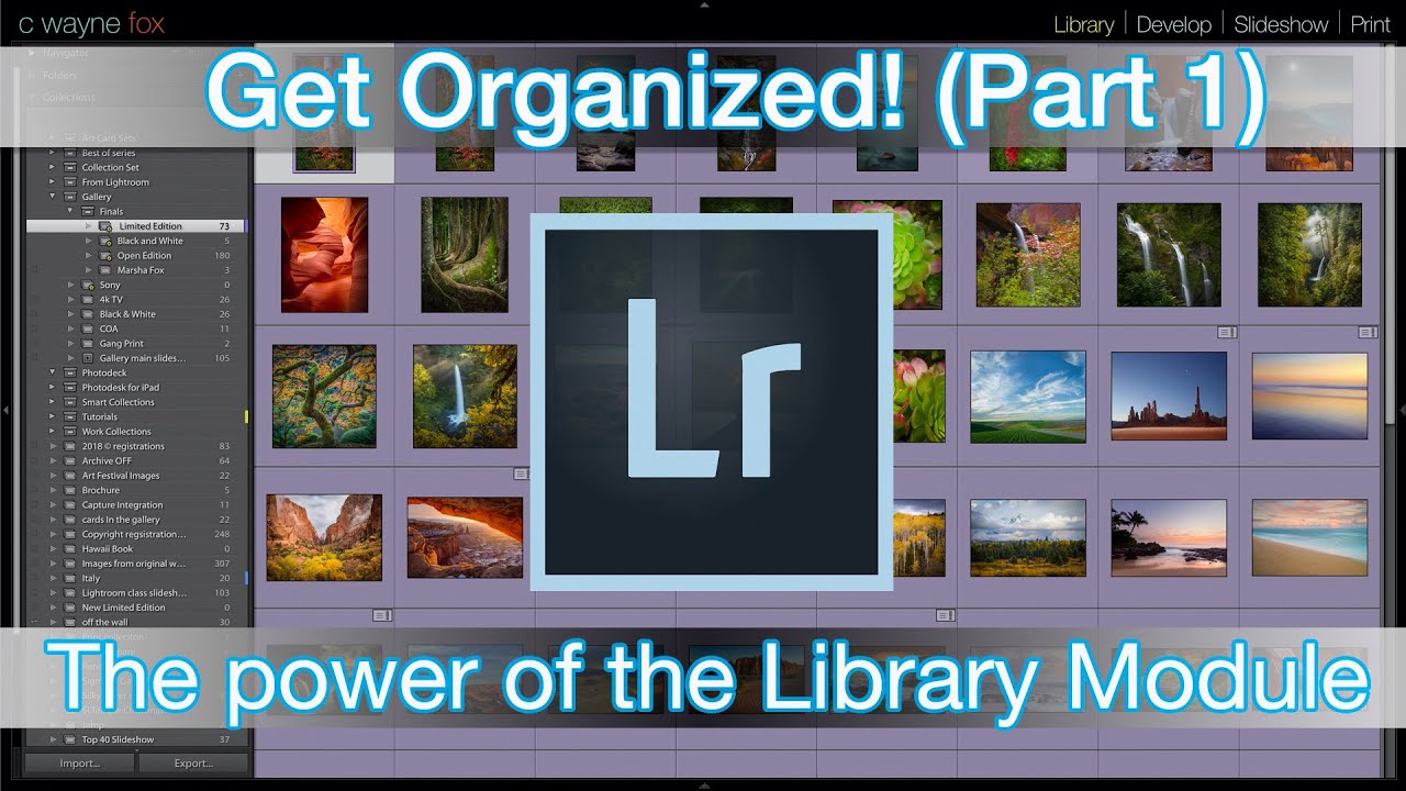 Lightroom - Get Organized! Part 1 - The Power of the Library Module ...
