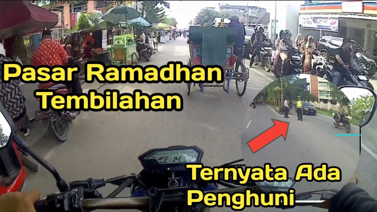 Suasana Pasar Ramadhan Di Tembilahan Riau.Di Sore Hari - YouTube
