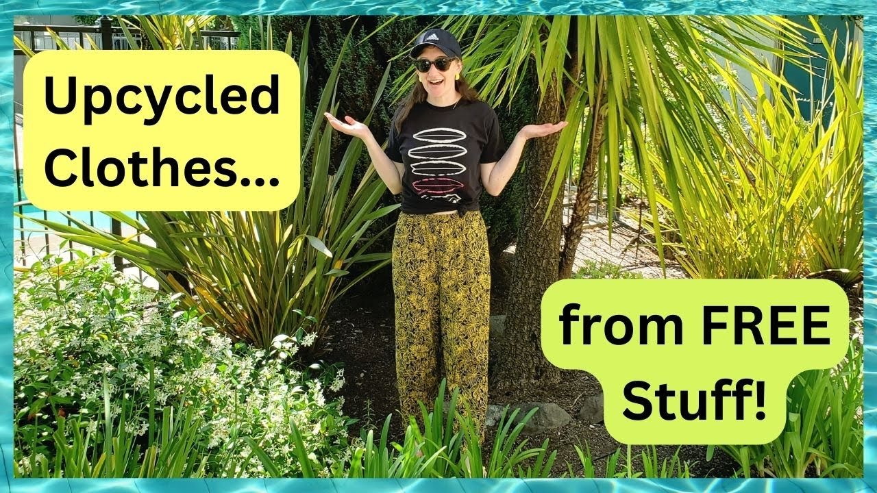 Upcycled Clothes from FREE Stuff! - YouTube