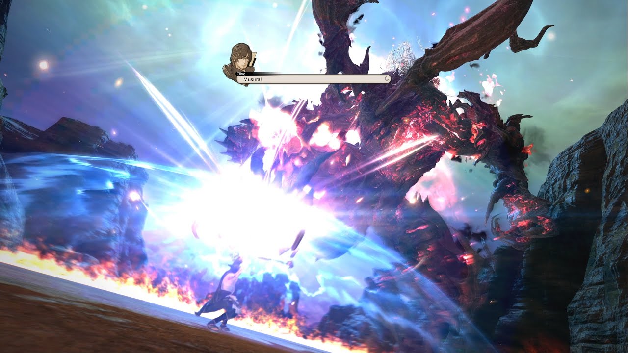 FF14 x FF16 Crossover Event - Black Mage (BLM) - YouTube