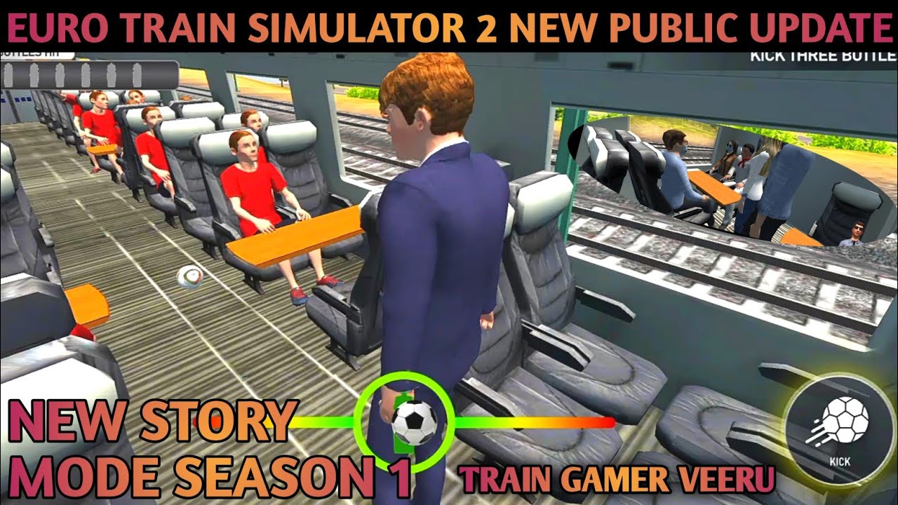 Euro train simulator 2|new public update|story mode lrvle 1# ...