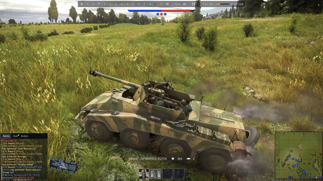 War Thunder RB replay, 11 kills with Pak-40 Puma - YouTube