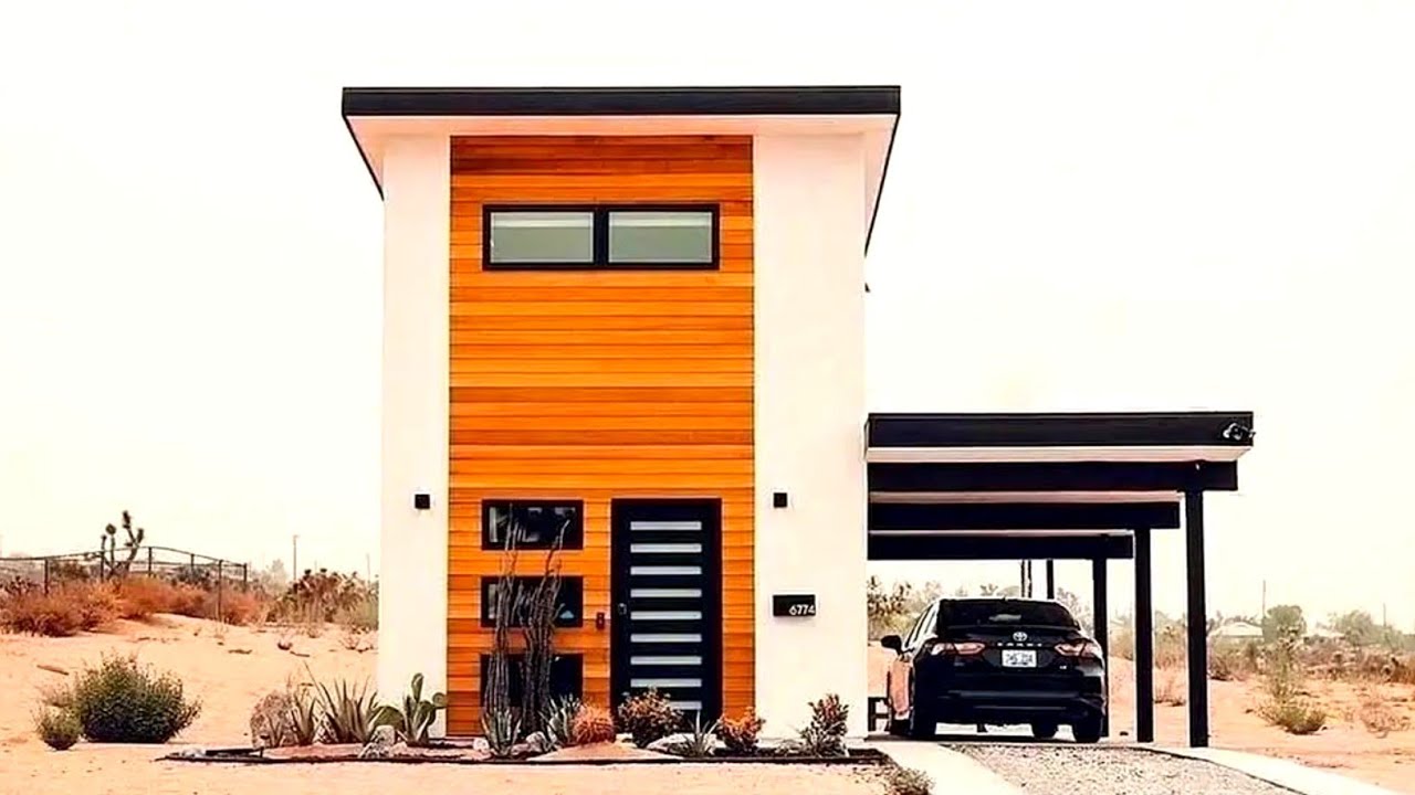 Tiny House Simple Design, Simple House Design Inspiration Narrow land ...