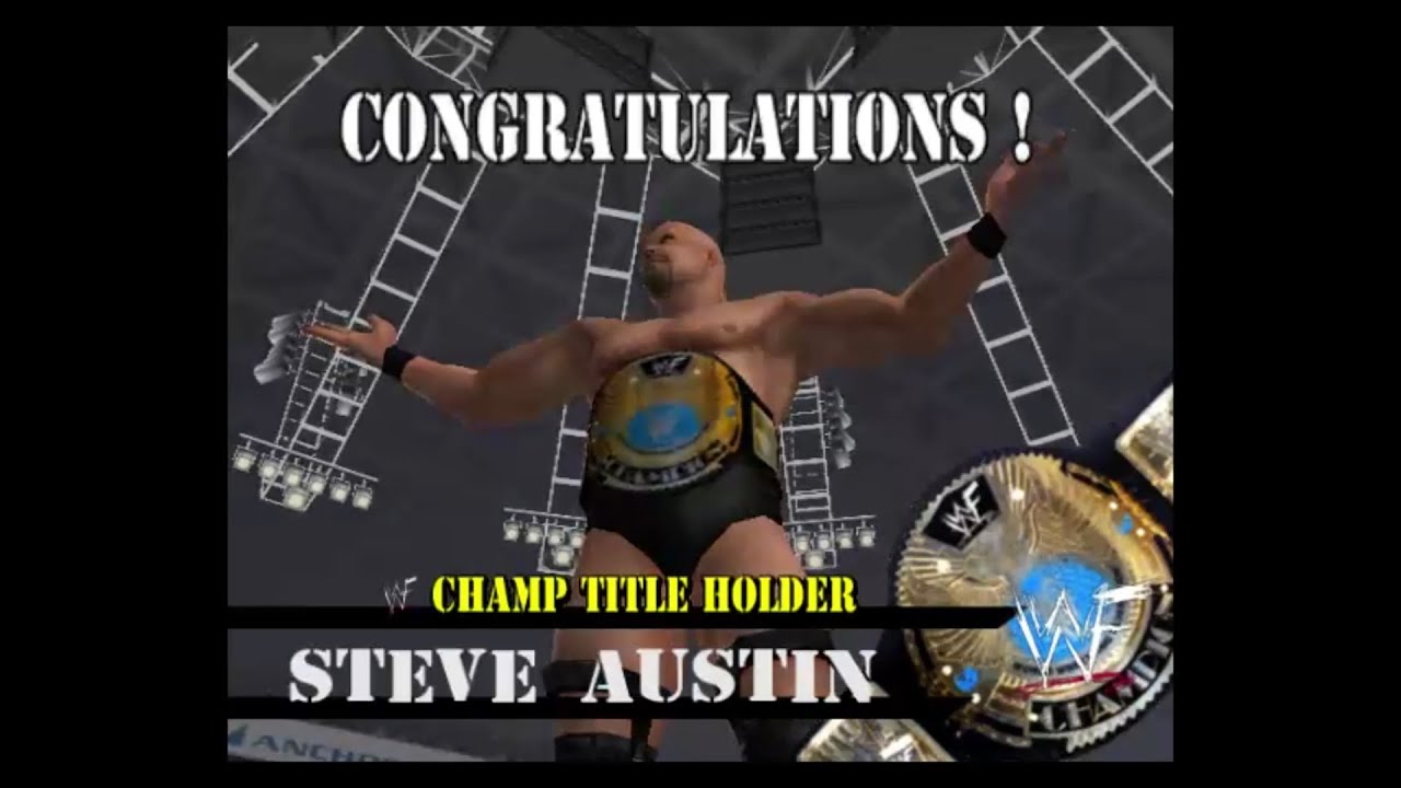 WWF Raw Ending Xbox 2001 Stone Cold Steve Austin Win The WWF Champion ...