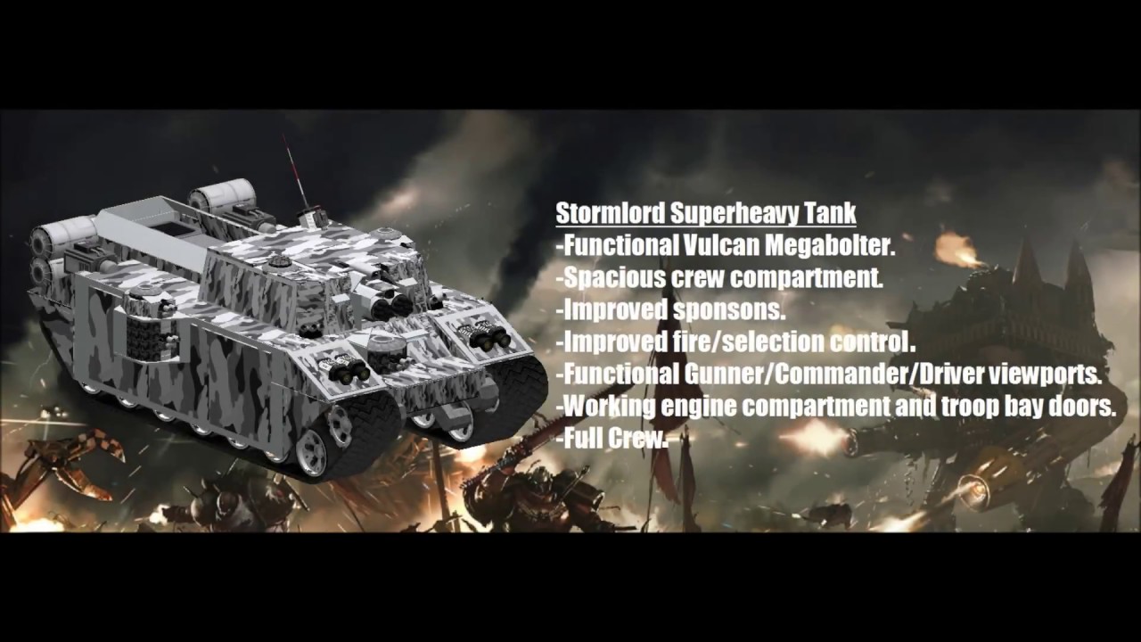 SHOWCASE 1:1 WH40k Stormlord in KSP - YouTube