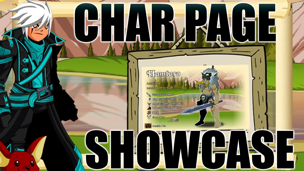 AQW Char Page Showcase August 2023 - YouTube