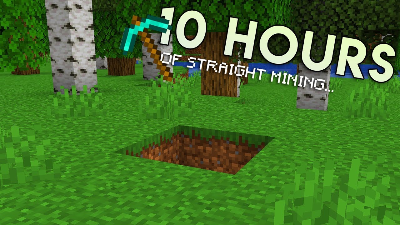 10 hours of digging straight down. - YouTube