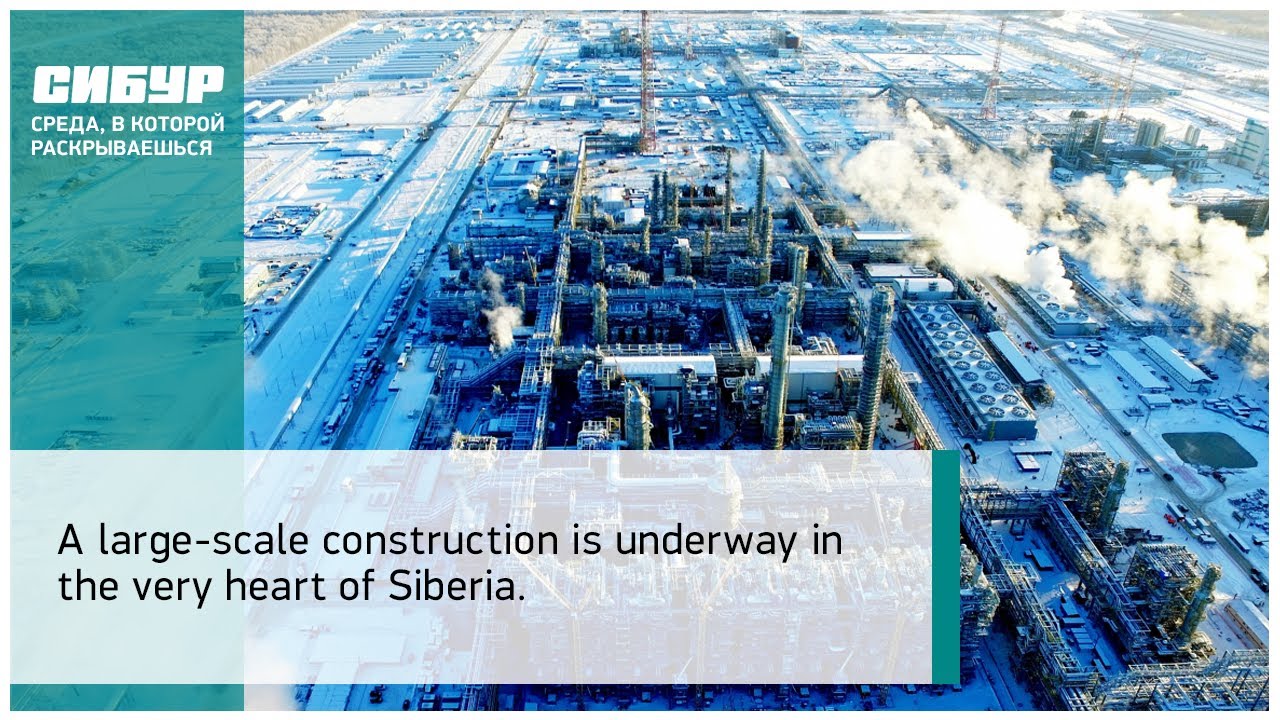 A large-scale construction is underway in the very heart of Siberia ...