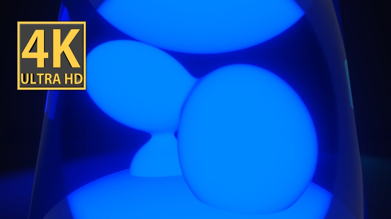 Blue Lava Lamp Background