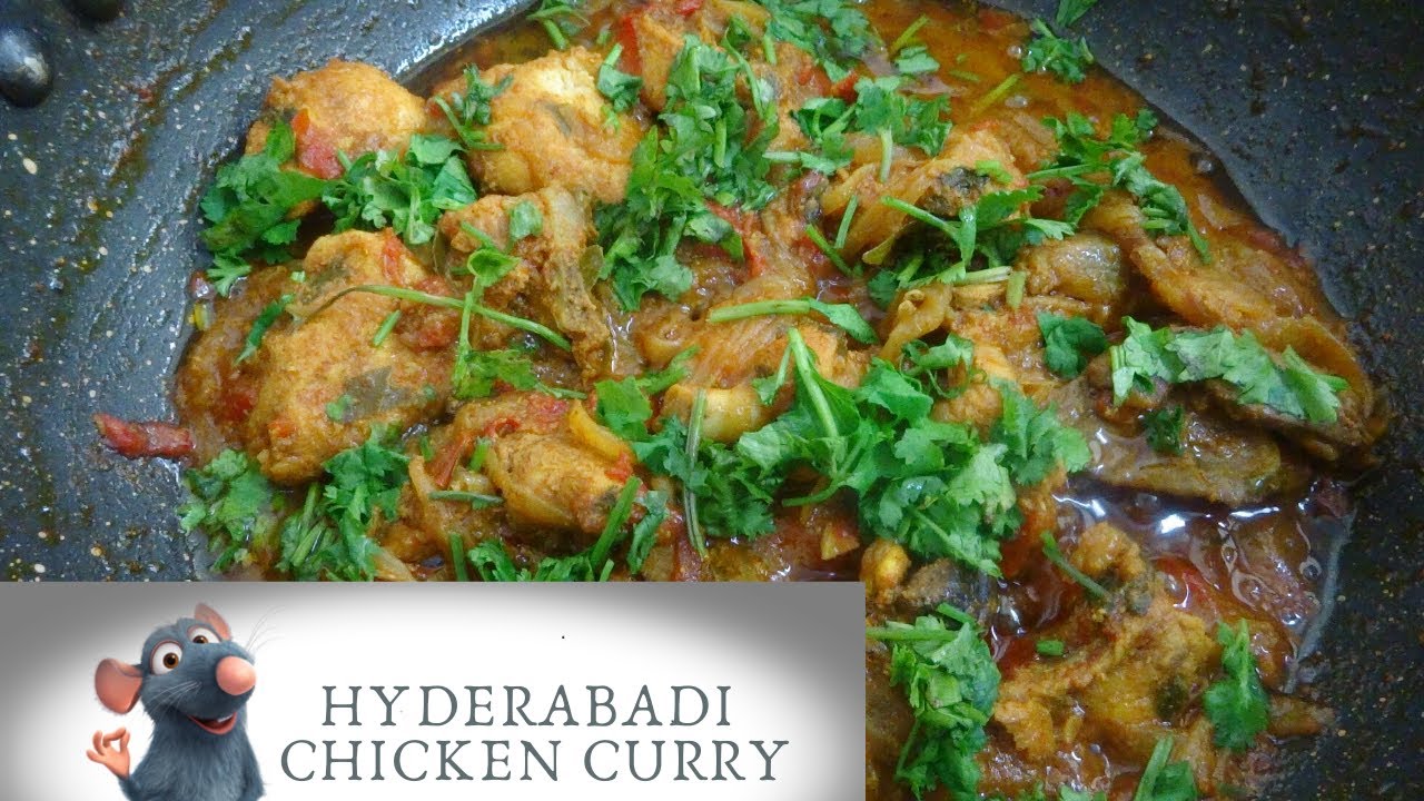 HYDERABADI CHICKEN CURRY | Super Easy Hyderabad Chicken Curry - YouTube