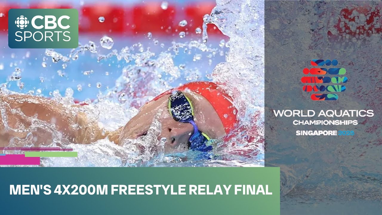 STRONG FINISH in men's 4x200m freestyle relay final at worlds in ...