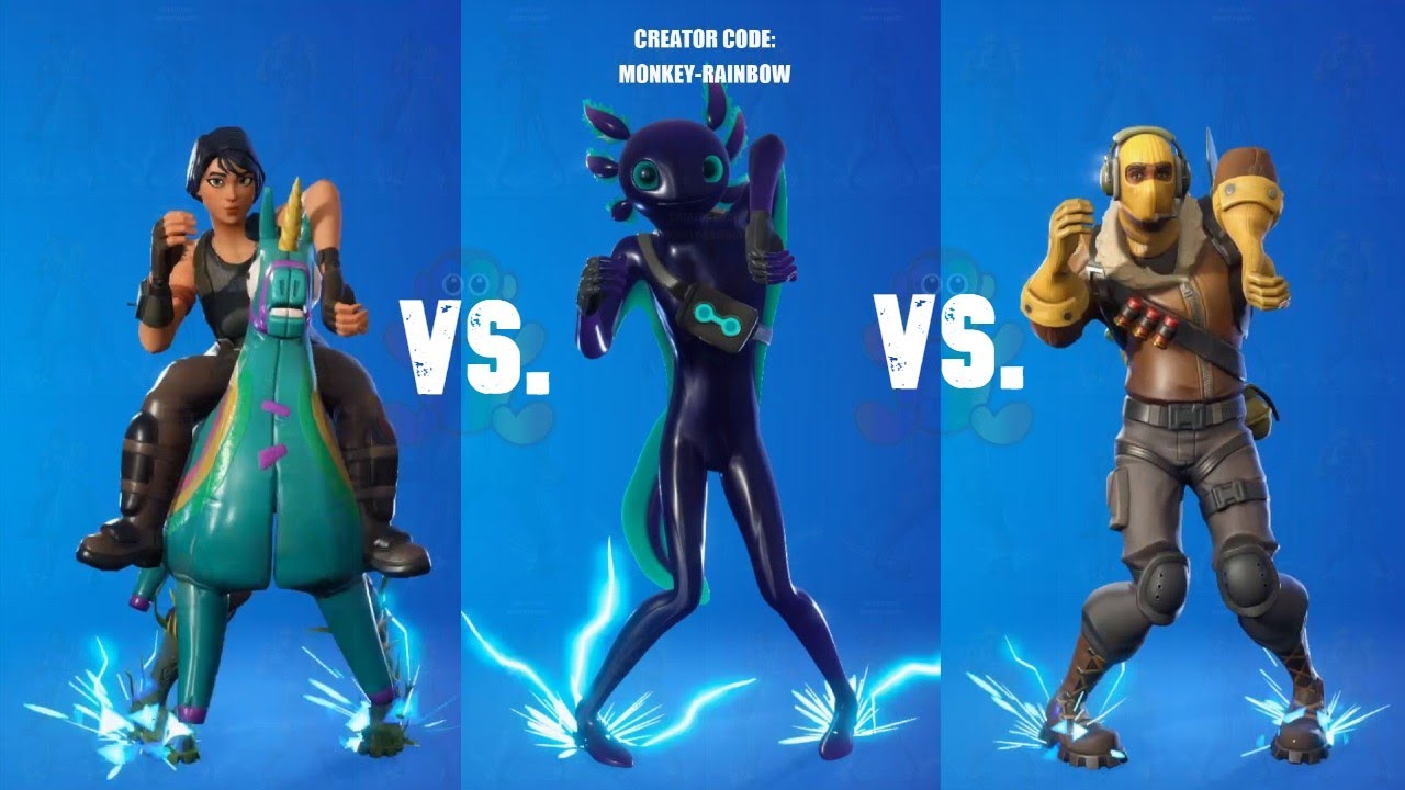 Fortnite Top Daily Skins on Signature Shuffle Emote Showdown - Yee-Haw ...