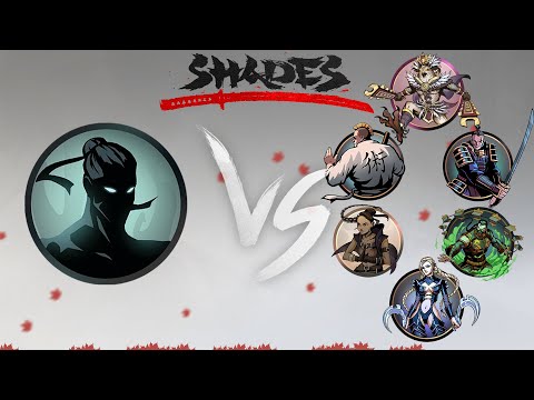 Shadow Fight Shades all BOSS Act 3 #shadowfight #shadowfight2