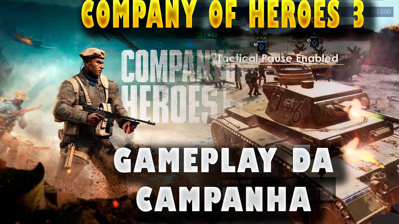 COMPANY OF HEROES 3: GAMEPLAY DA CAMPANHA DAK #coh3 #coh3gameplay - YouTube