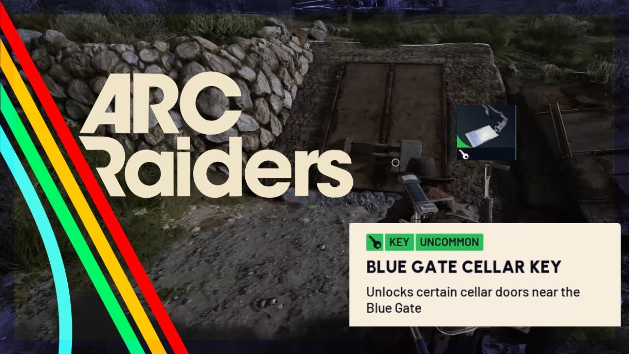 ARC Raiders Blue Gate-Cellar Key #arcraidersgame #arcraidersgameplay ...