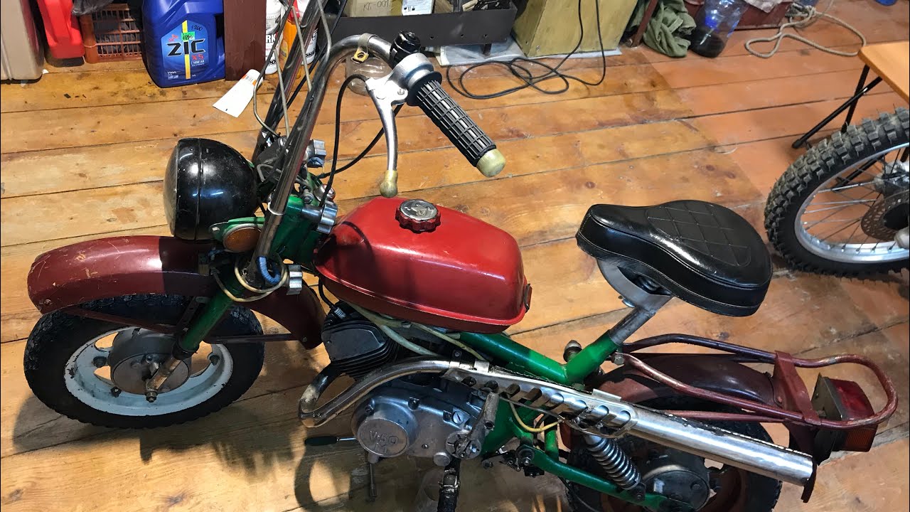 Восстановление (реставрация) Рига Мини, Riga Mini, Мини мокик, Рига 26 ...