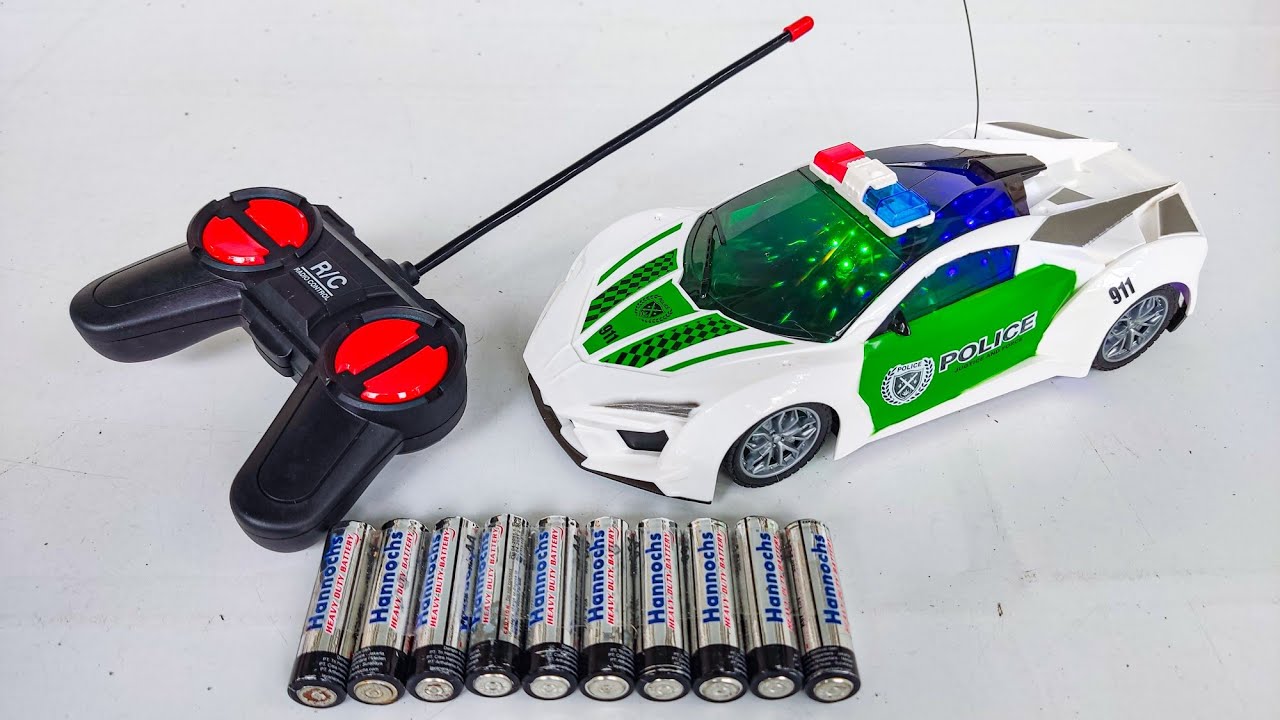 Unboxing Remote Control Patrol Police Car, Police Car, Police Car Pick ...
