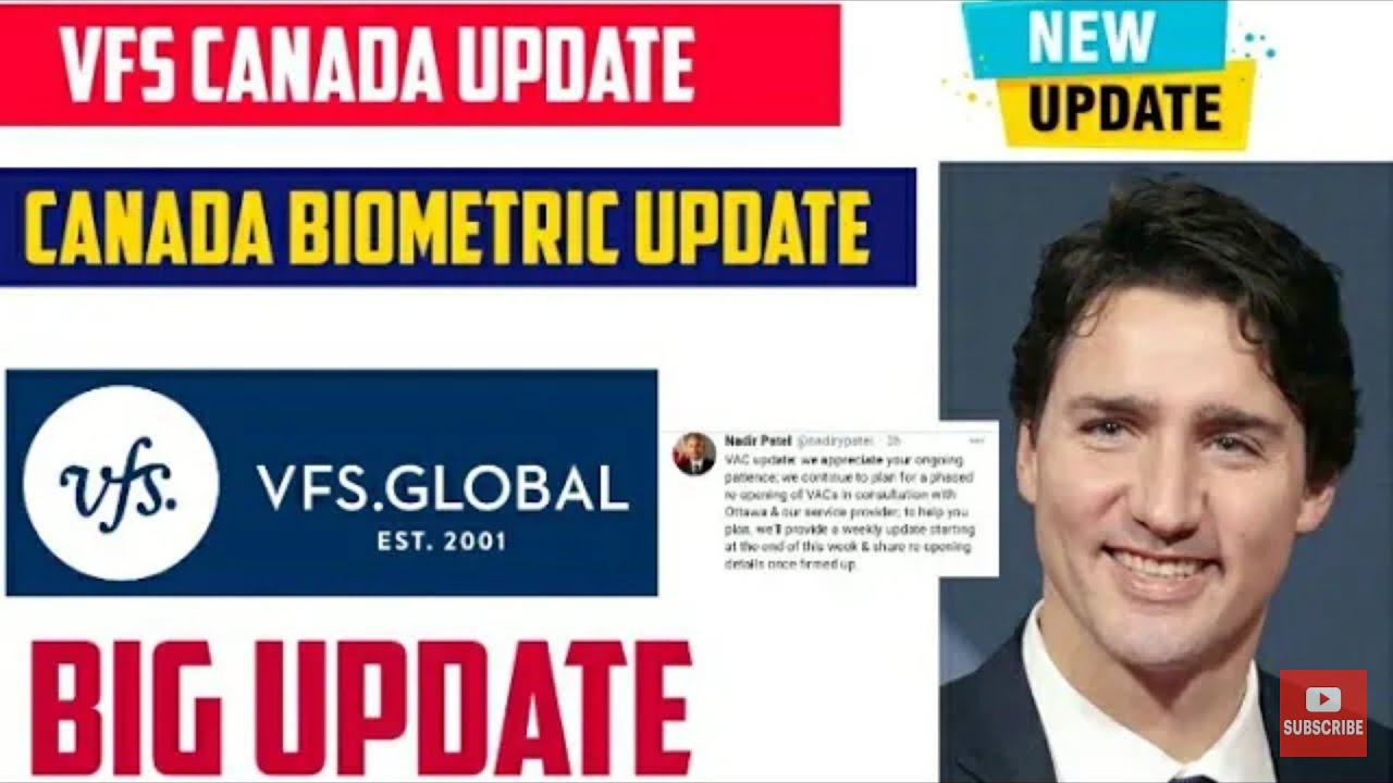 Canada Biometric Update | VFS global | Canada Visa | VFS Canada new ...