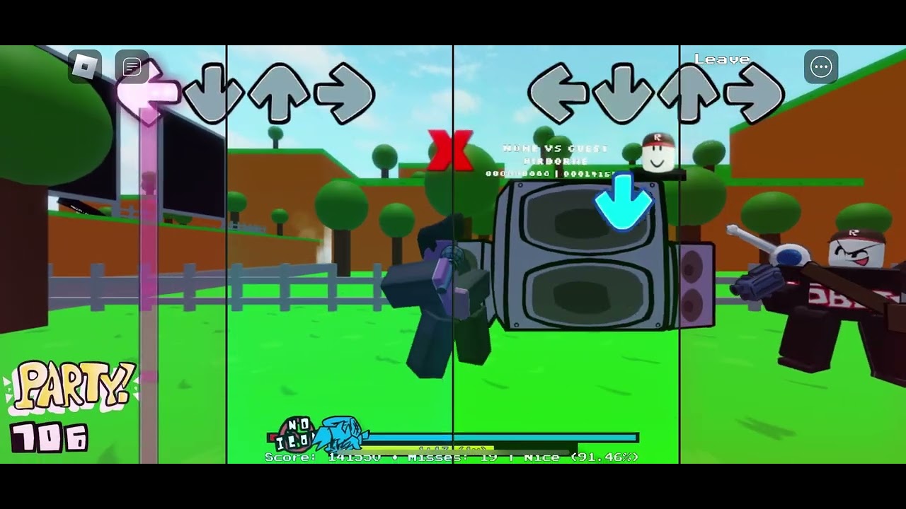 Playing airborne in fnf Roblox (first time is a few months) - YouTube