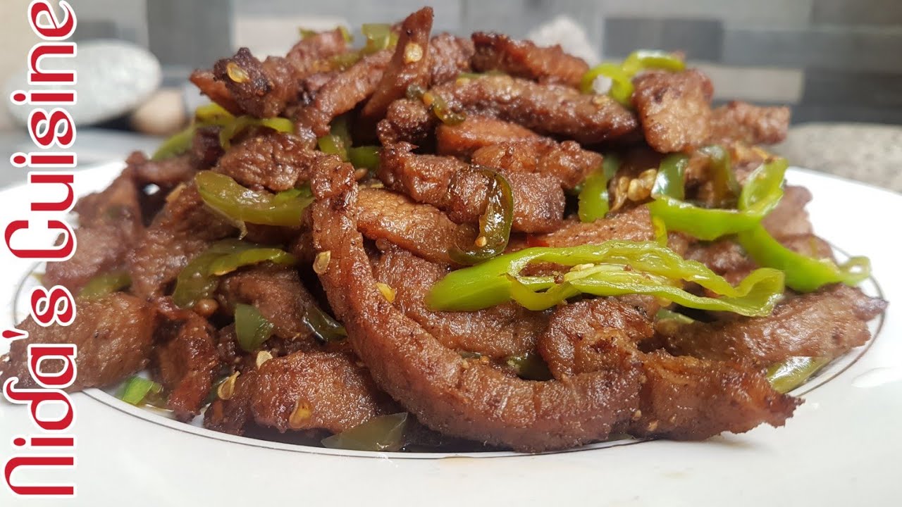 Beef Chilli Dry - Nida's Cuisine - Restaurant Style Beef Chilli Dry ...
