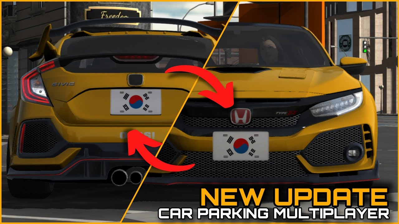 How to Make South Korean Flag Plate Number in Car Parking Multiplayer ...