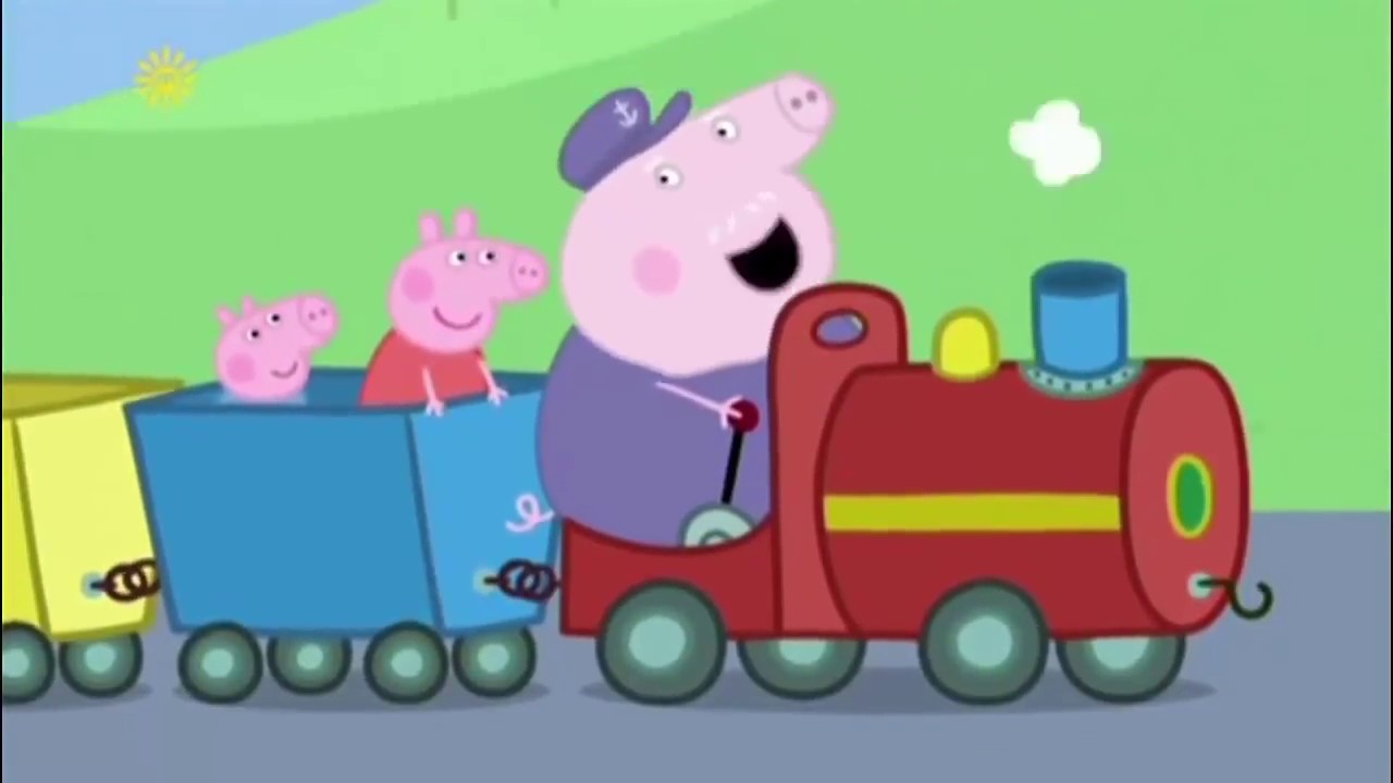 Peppa Pig Episodes | Grandpa Pig's Train to the Rescue | Cartoons for ...