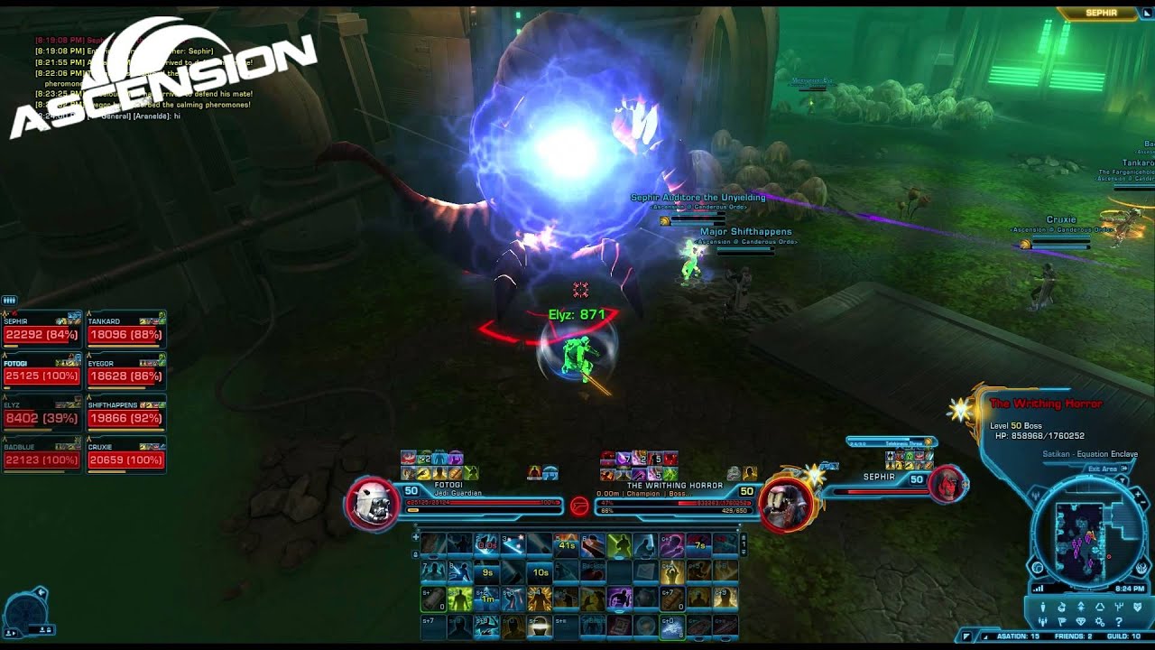 SWTOR HM TFB - Withering Horror - Ascension - YouTube