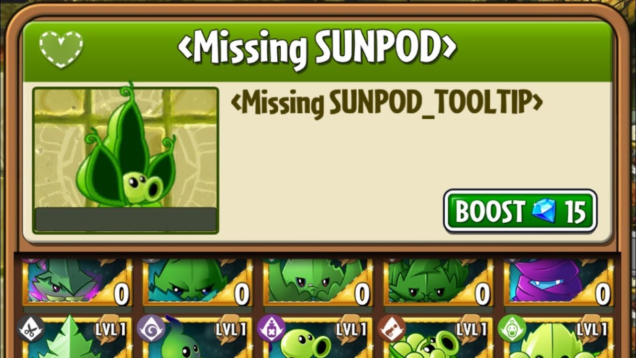 Sun Pod (Patched) - Unused Lost City Plant - Plants vs. Zombies 2 - YouTube