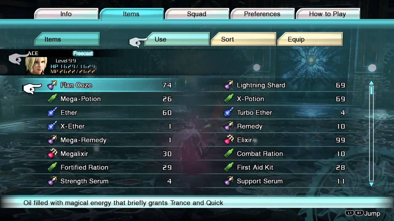 FINAL FANTASY TYPE-0 HD agito tower level 4 mushussu playthru 1 - YouTube