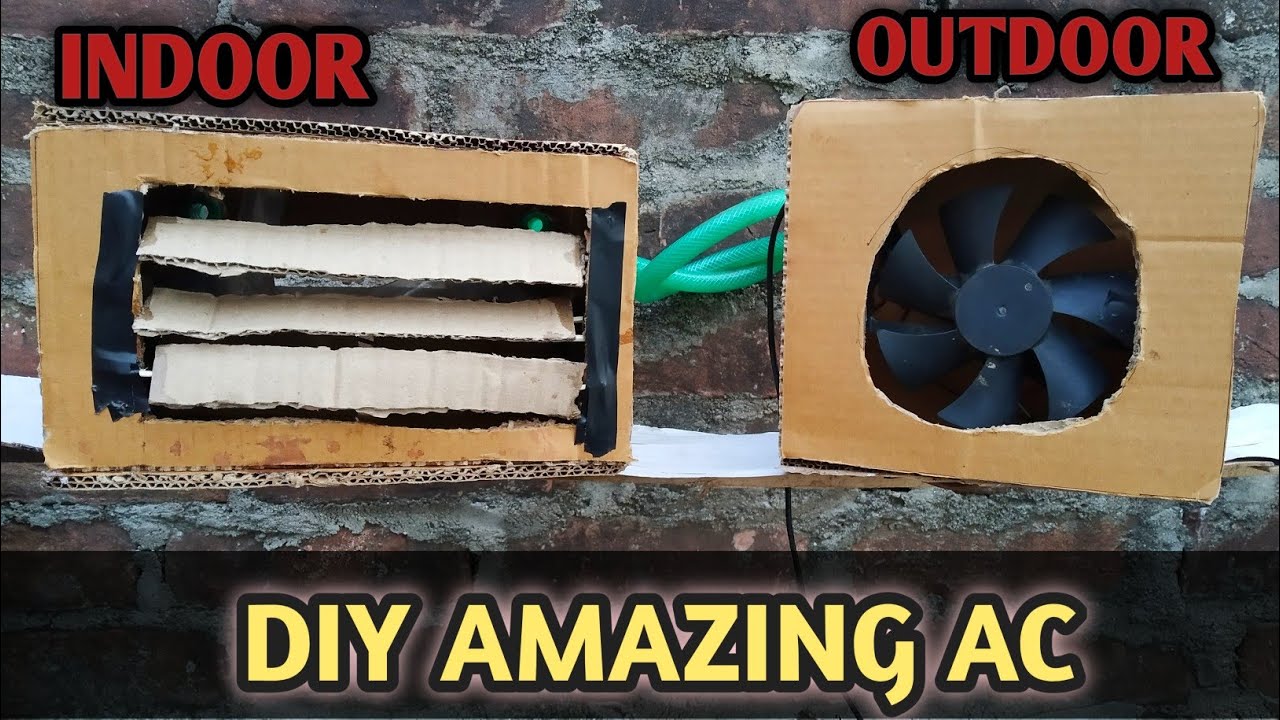 How to make ac at home || Indoor and outdoor || For summer - YouTube